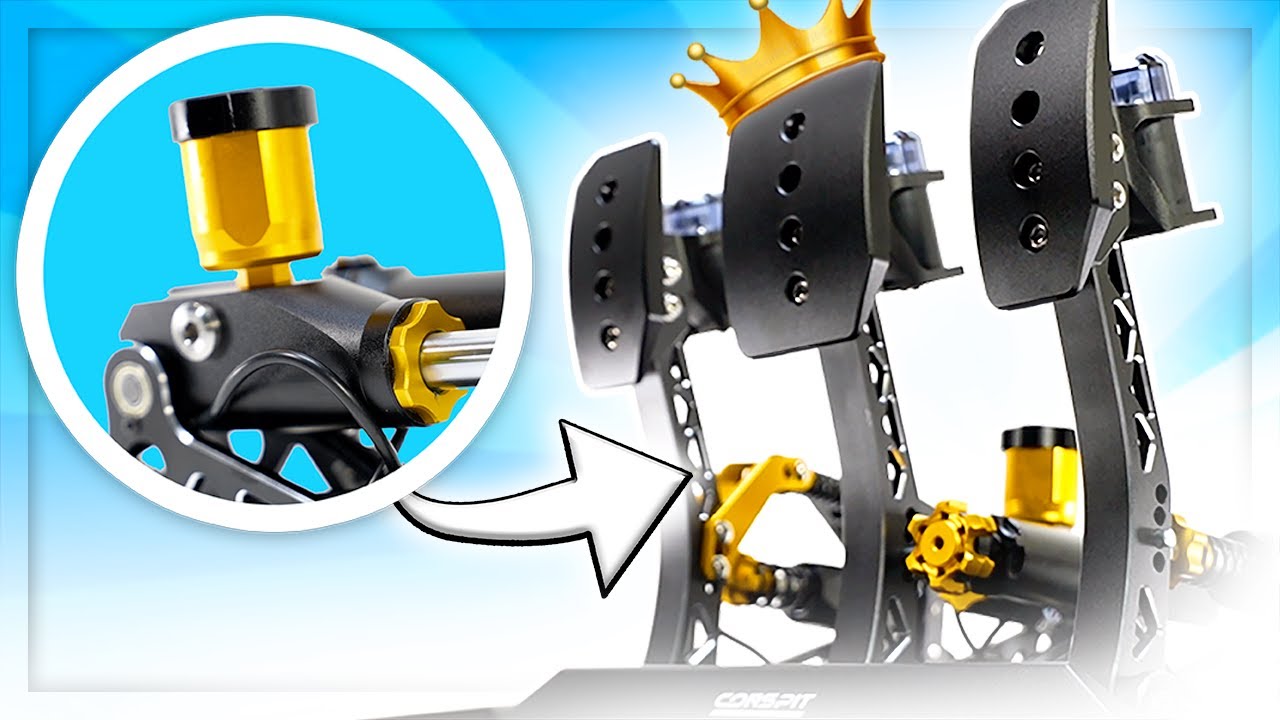 Affordable Hydraulic Sim Racing Pedals | Conspit CPP Review - YouTube