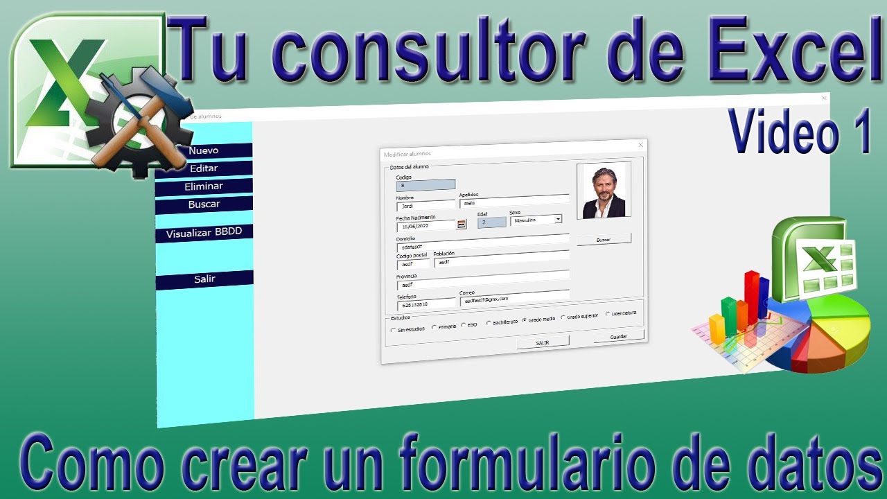 Como crear un formulario de datos como un profesional. - YouTube