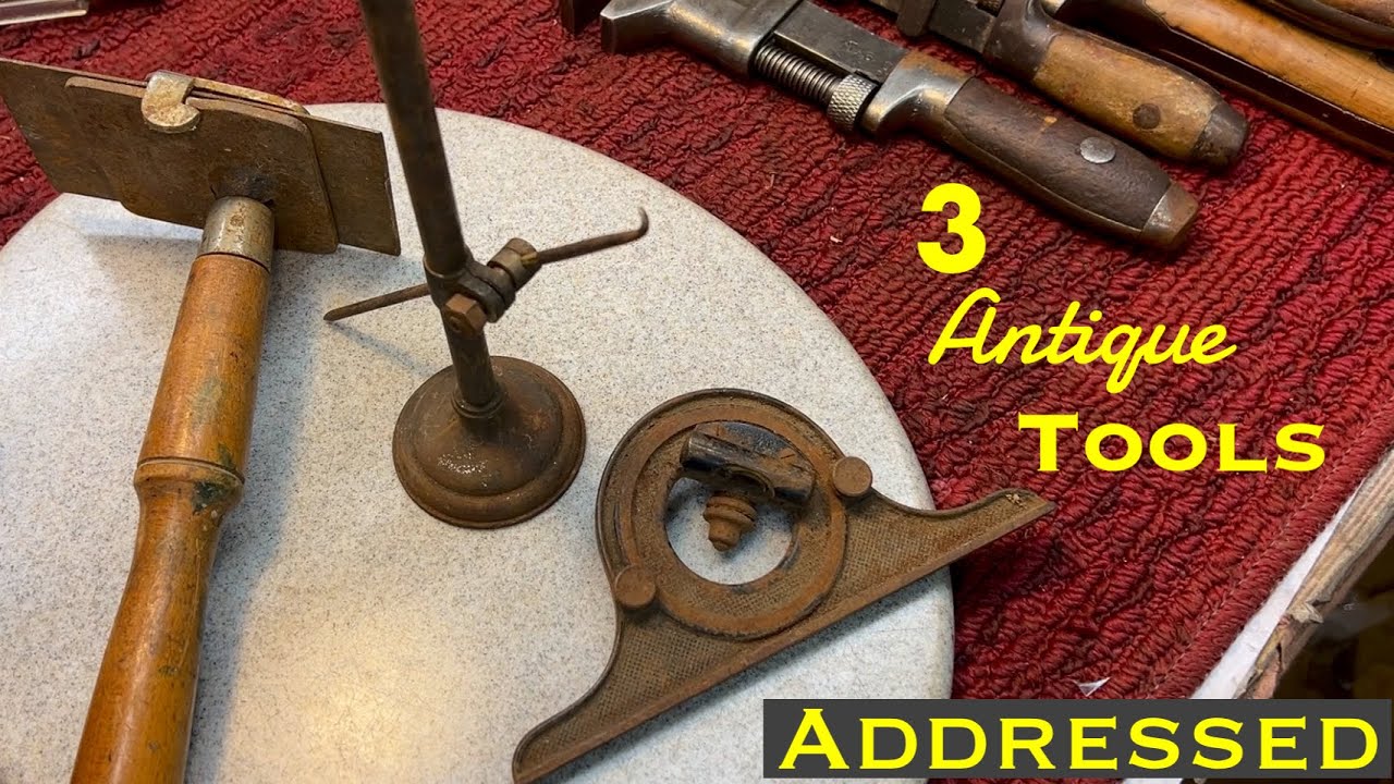 Starrett No.12 Protractor Head, Antique Machinist Surface Scribe and A ...