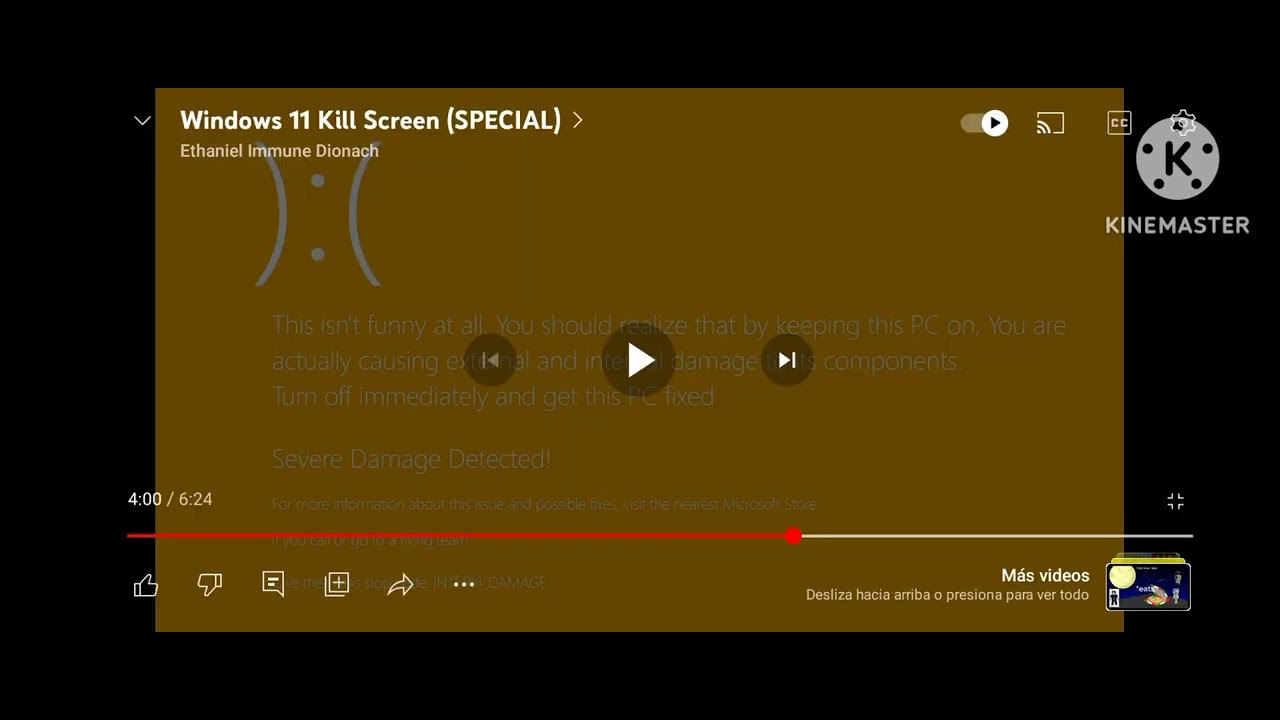 Windows 11 kill screen part 2 - YouTube