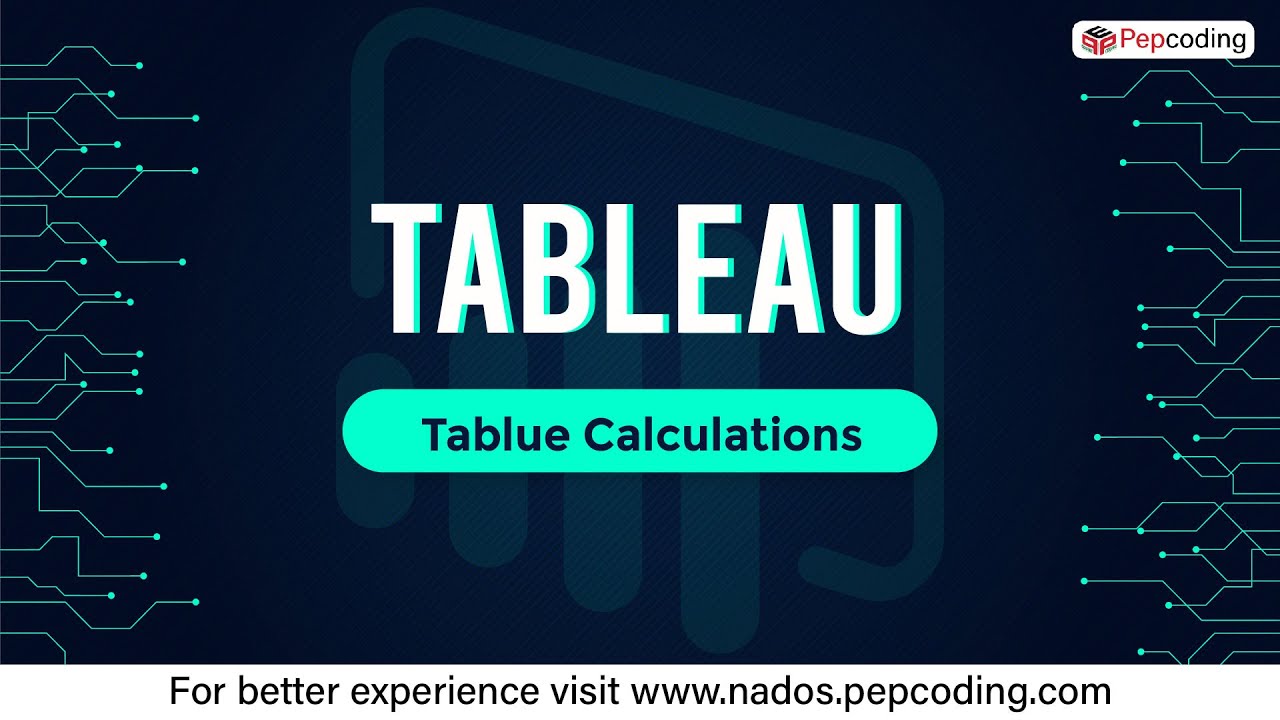 Tablue Calculations I Tableau | Business Analytics | NADOS - YouTube