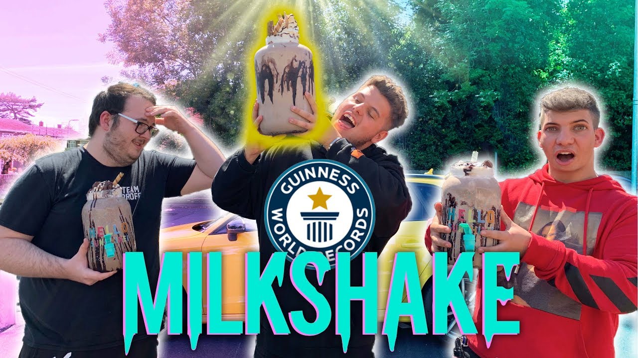 I CREATED THE WORLDS BIGGEST MILKSHAKE! - YouTube