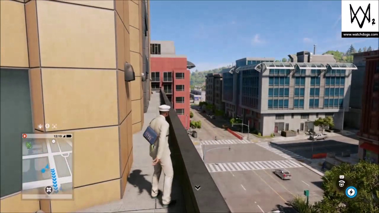 Watch Dogs 2: Getting Up To The FBI Building - YouTube
