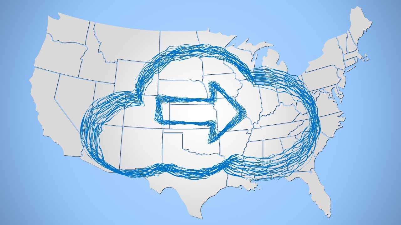 AMAZING Realtime Wind Map of the US - Tekzilla Daily Tip - YouTube
