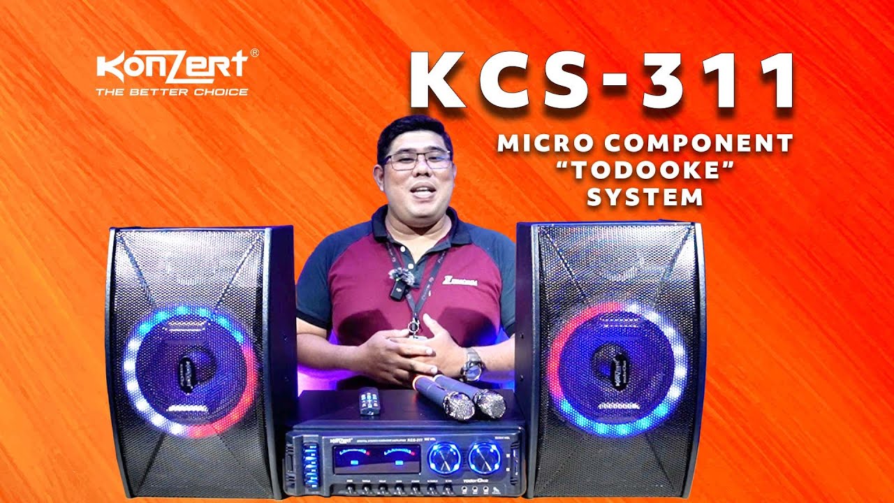 Konzert KCS-311 Micro Component "Todooke" System - YouTube