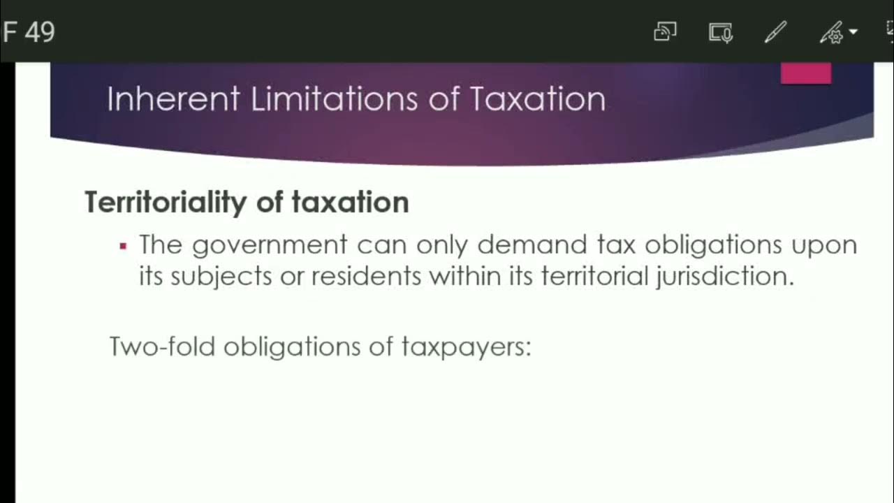INTRODUCTION TO TAXATION PART 1 - YouTube