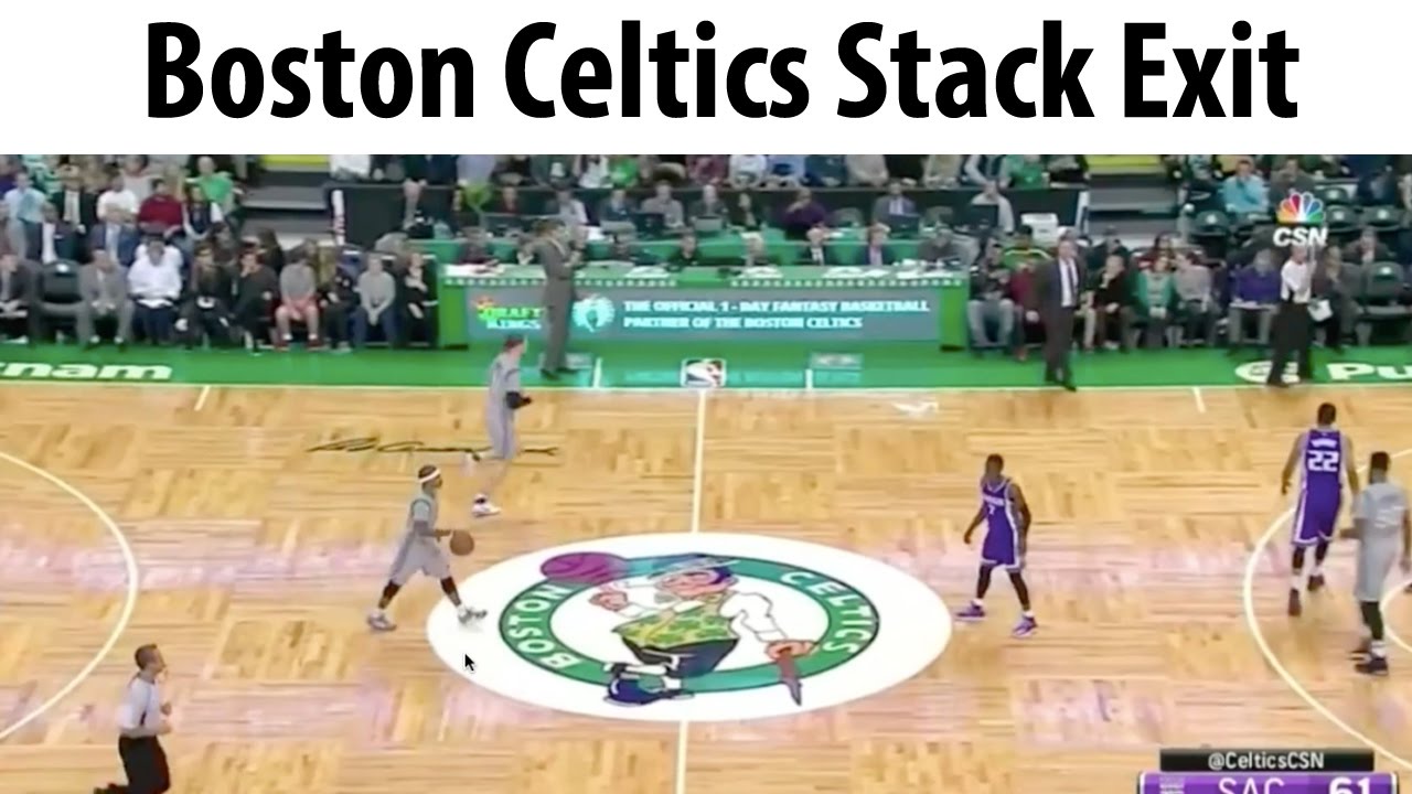 Boston Celtics Stack Exit Basketball Offense - YouTube