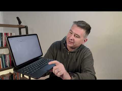 iPad Levitating Keyboard with Trackpad Case - YouTube