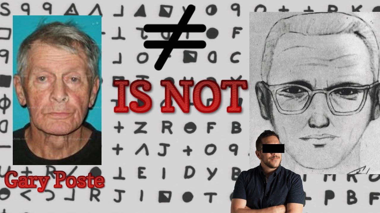 Gary Poste is NOT the Zodiac Killer - YouTube