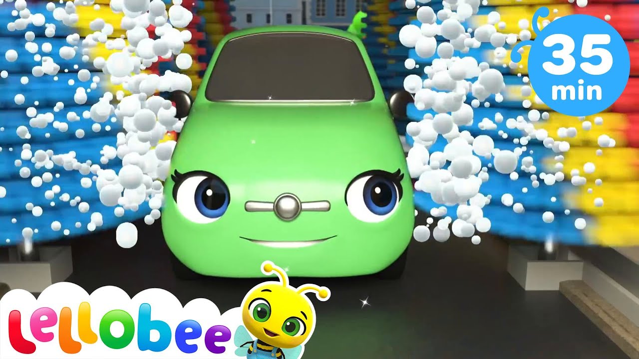 Car Wash Song! | Lellobee! | Cars, Trucks & Vehicles Cartoon | Moonbug ...