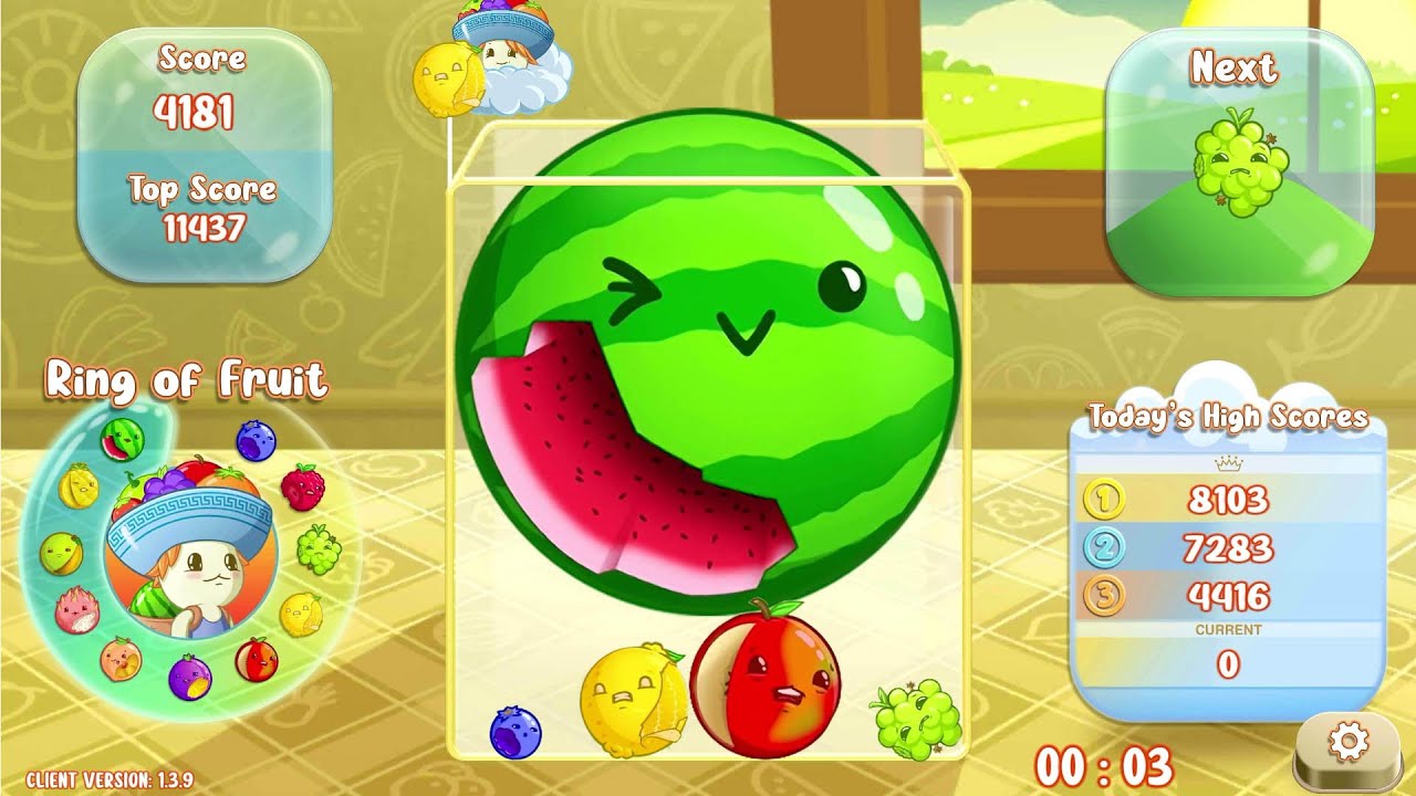 Suika Game 😱🍉🍉😱 Double watermelon Game Funny Clips 【スイカゲーム】 #64 - YouTube
