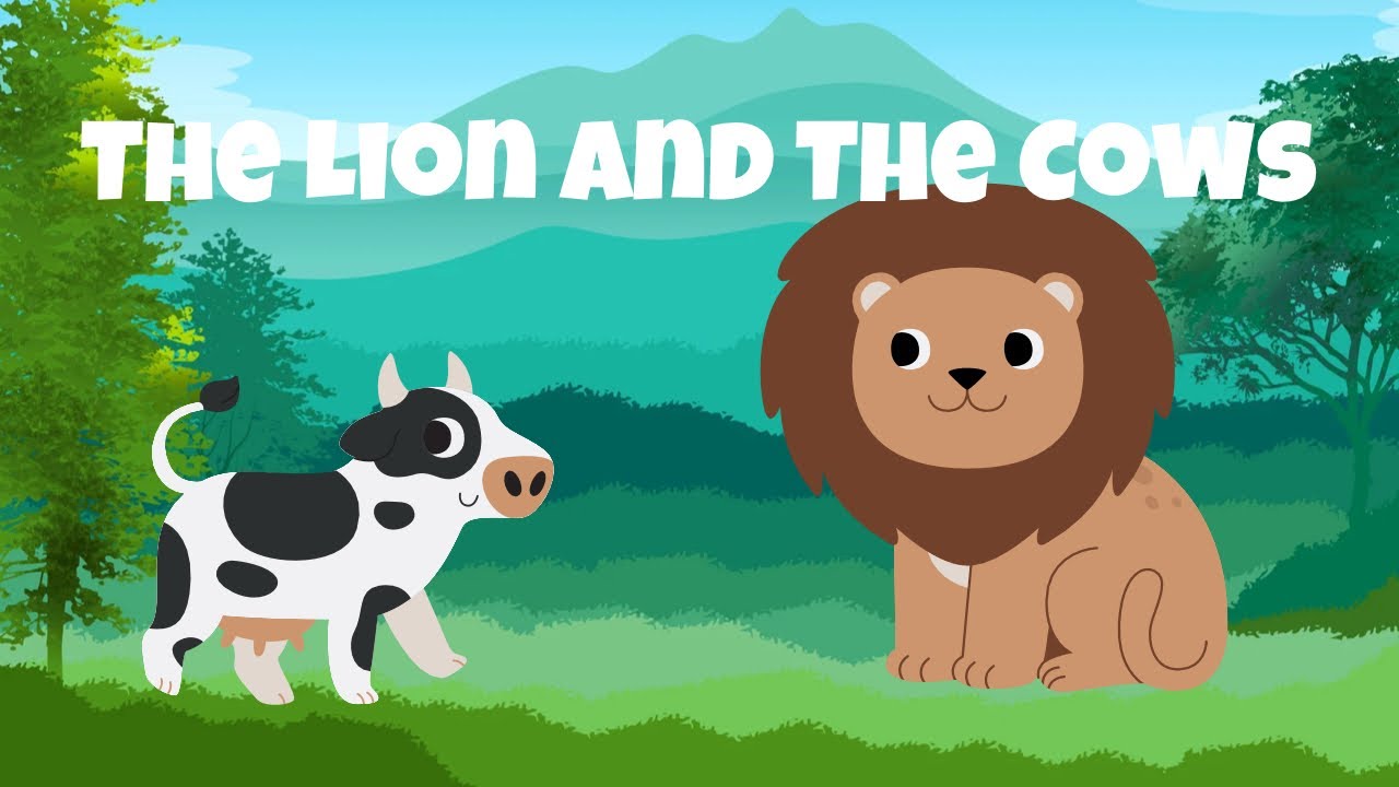 The Lion And The Cows | Story | Motivational - YouTube