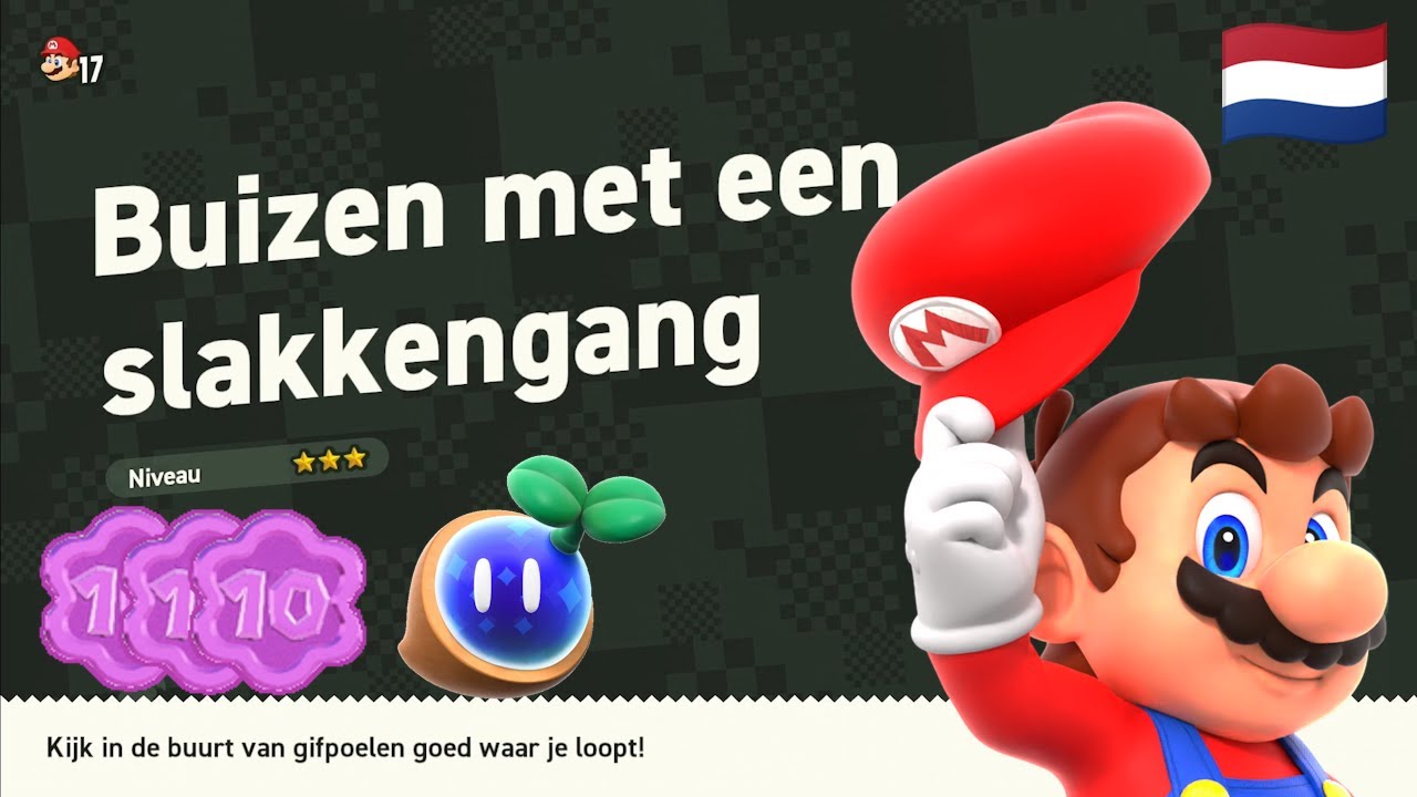 W1-07 Buizen met een slakkengang - Mario Wonder 100% NEDERLANDS - YouTube