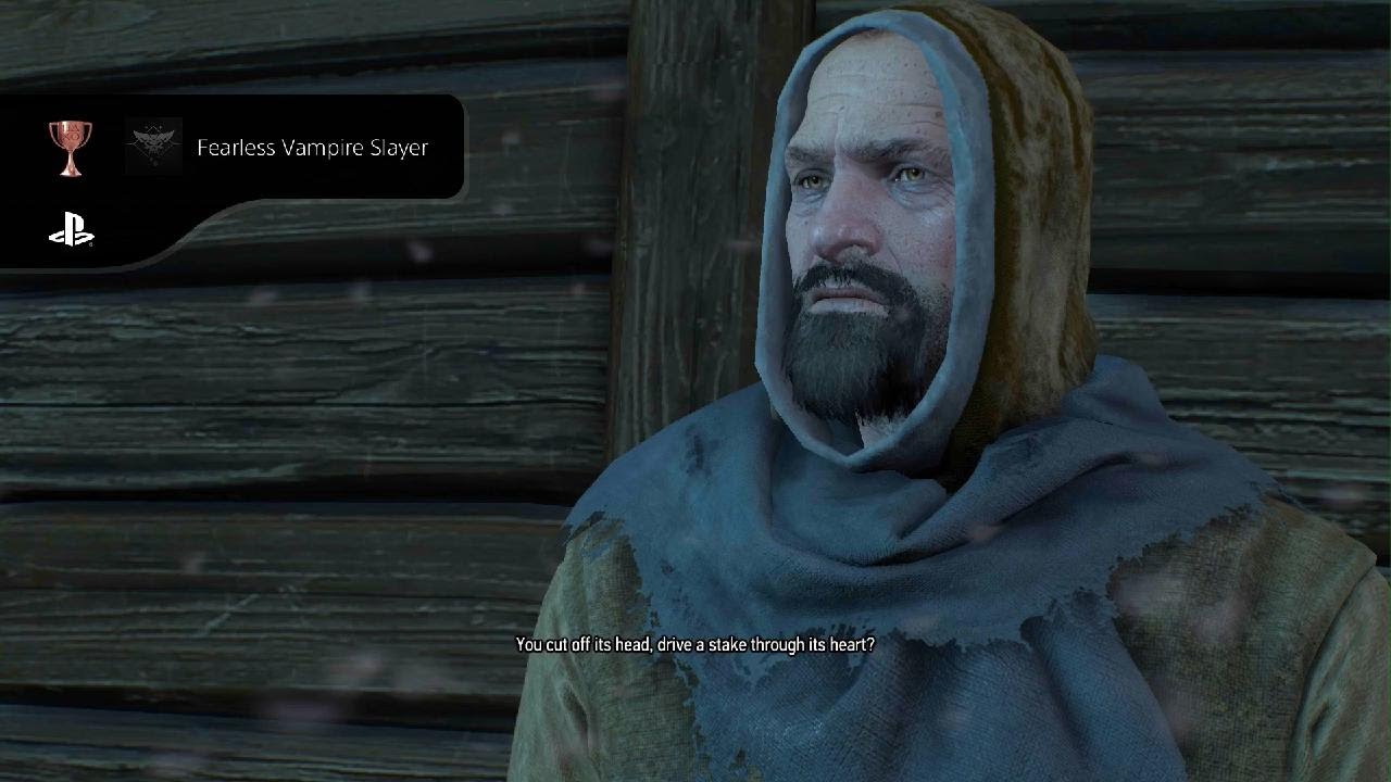 The Witcher 3: Wild Hunt - Fearless Vampire Slayer (BRONZE) - YouTube