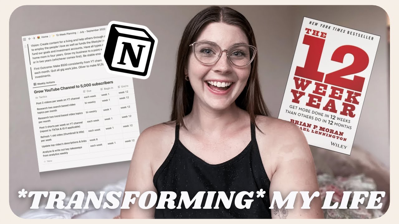 How I plan to TRANSFORM my LIFE and BUSINESS in 12 weeks! | 12 Week ...