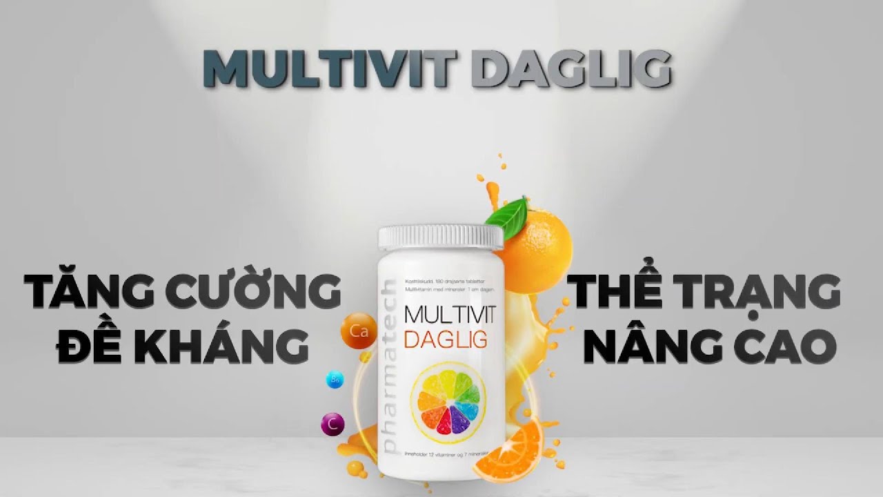 Multivit Daglig - Bổ Sung Vitamin Và Chất Khoáng Thiết Yếu Cho Cơ Thể ...