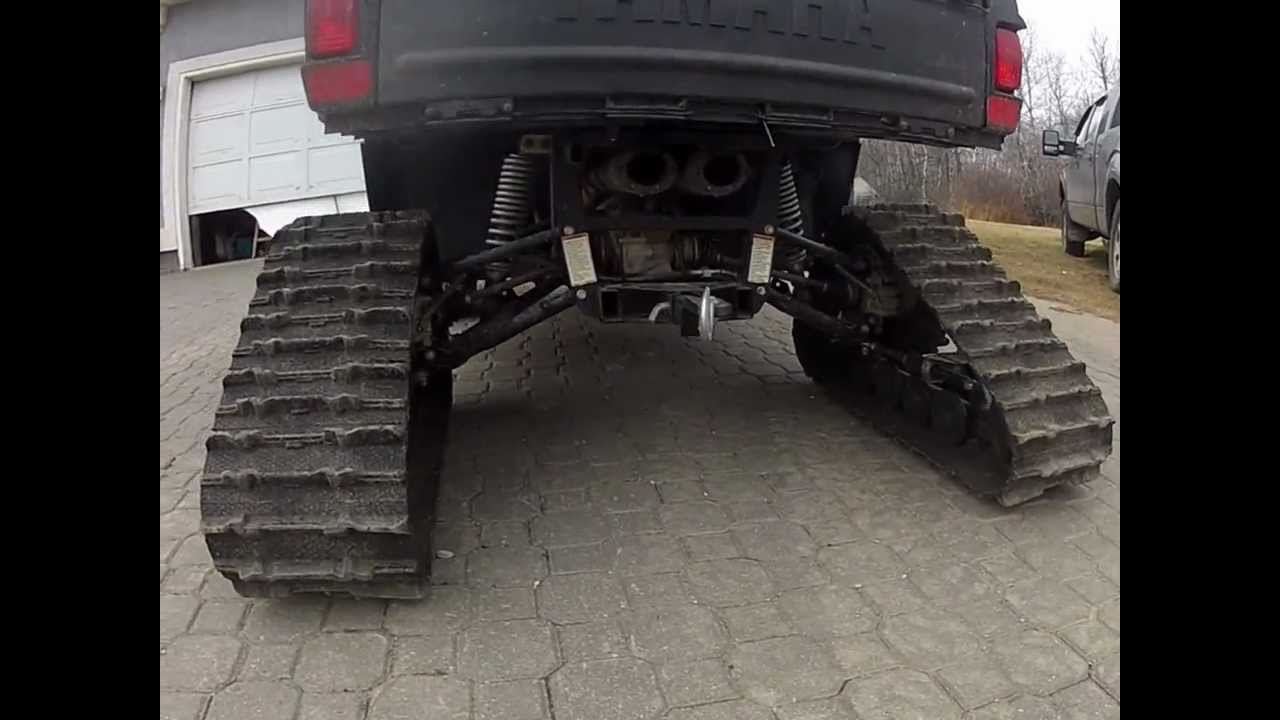 yamaha rhino full cab and tracks - YouTube