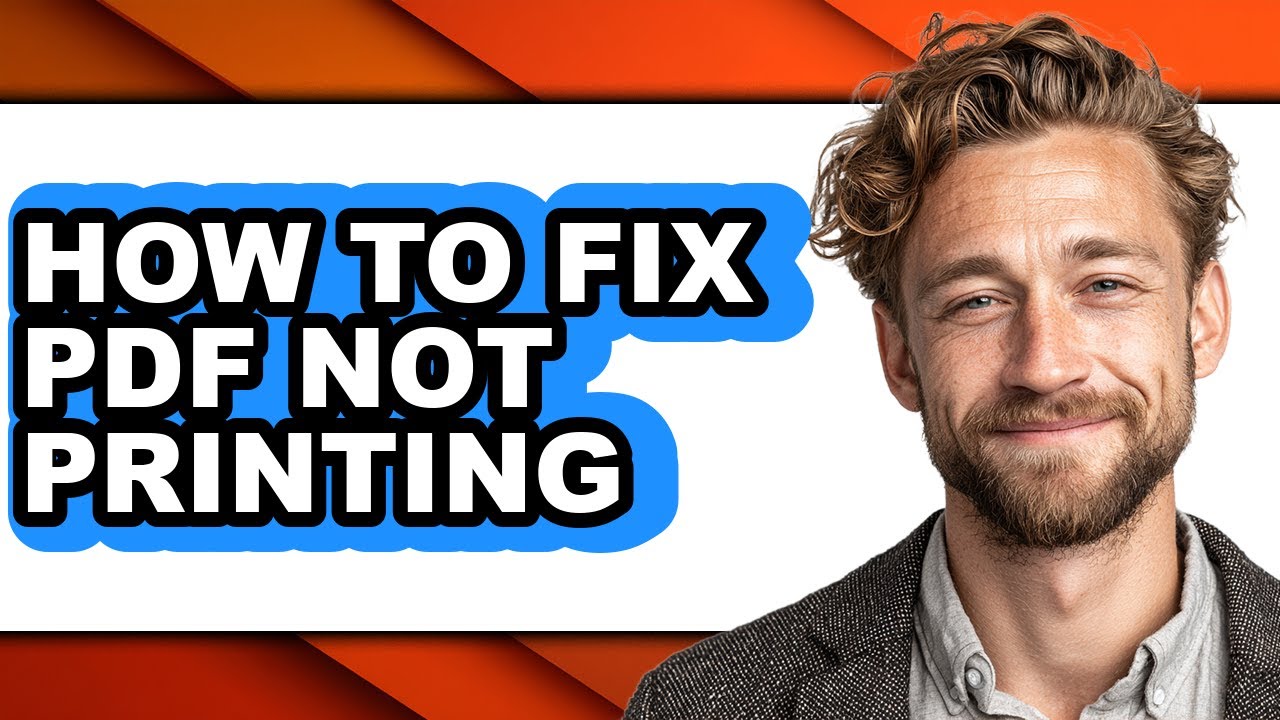 How to Fix Pdf Not Printing - Full Guide - YouTube