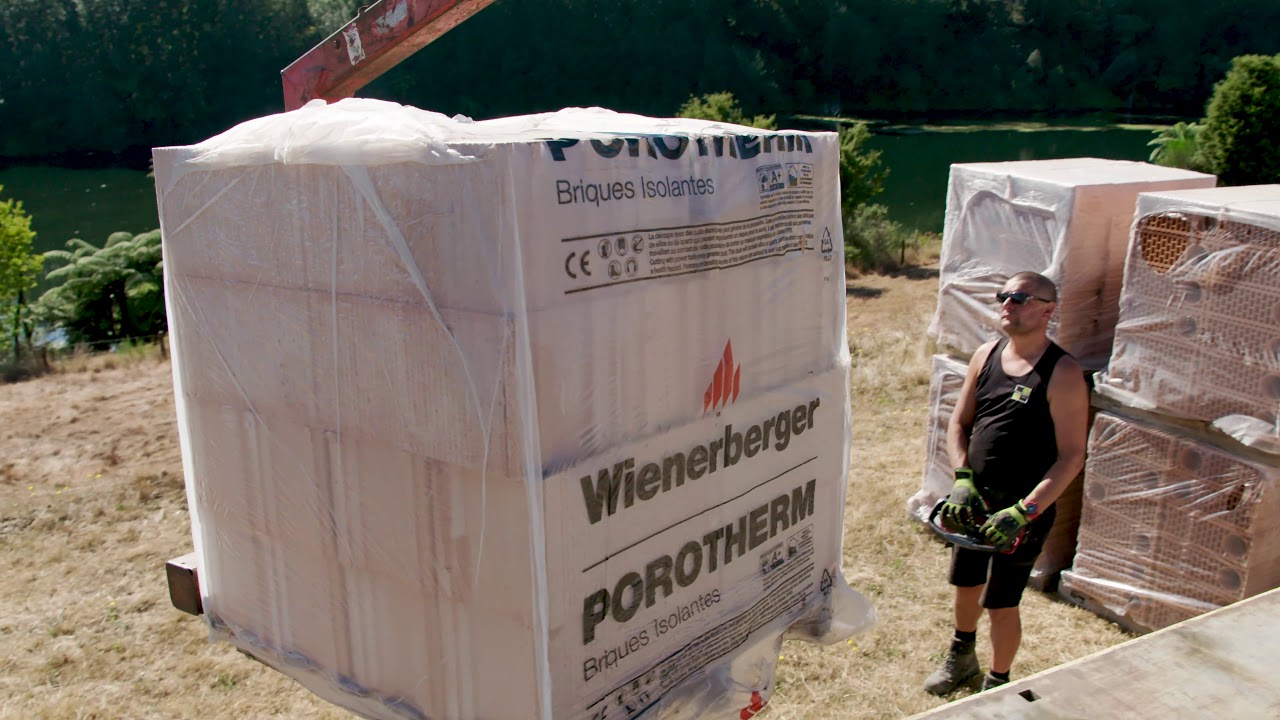 First Delivery of Porotherm Blocks - YouTube