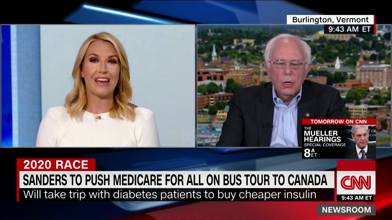 Absolute Cringe CNN Interview with Bernie Sanders on Healthcare - YouTube