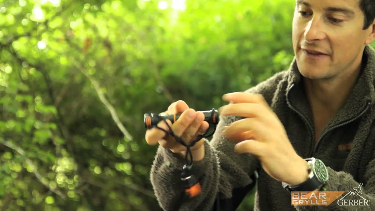 Gerber Bear Grylls Fire Starter - YouTube