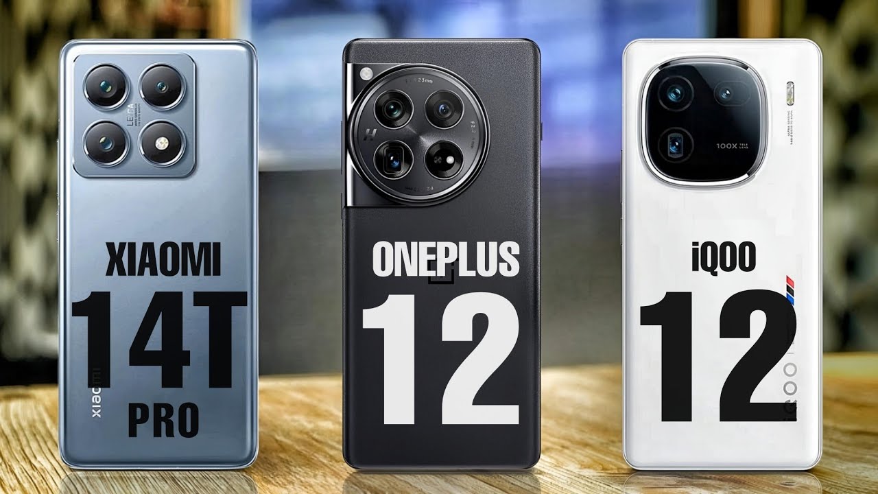 Xiaomi 14T Pro Vs OnePlus 12 Vs iQoo 12 - YouTube