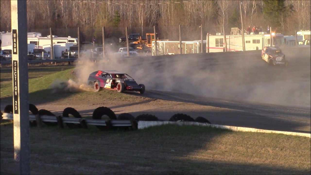 WISSOTA Midwest Modifieds Heat #1 Emo Speedway May 5, 2017 - YouTube