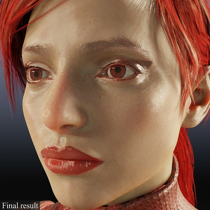 Realistic skin shader in Cycles - YouTube