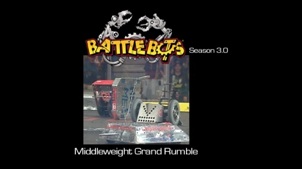 Battlebots Comedy Central Season 3 - Middleweight Grand Rumble - YouTube