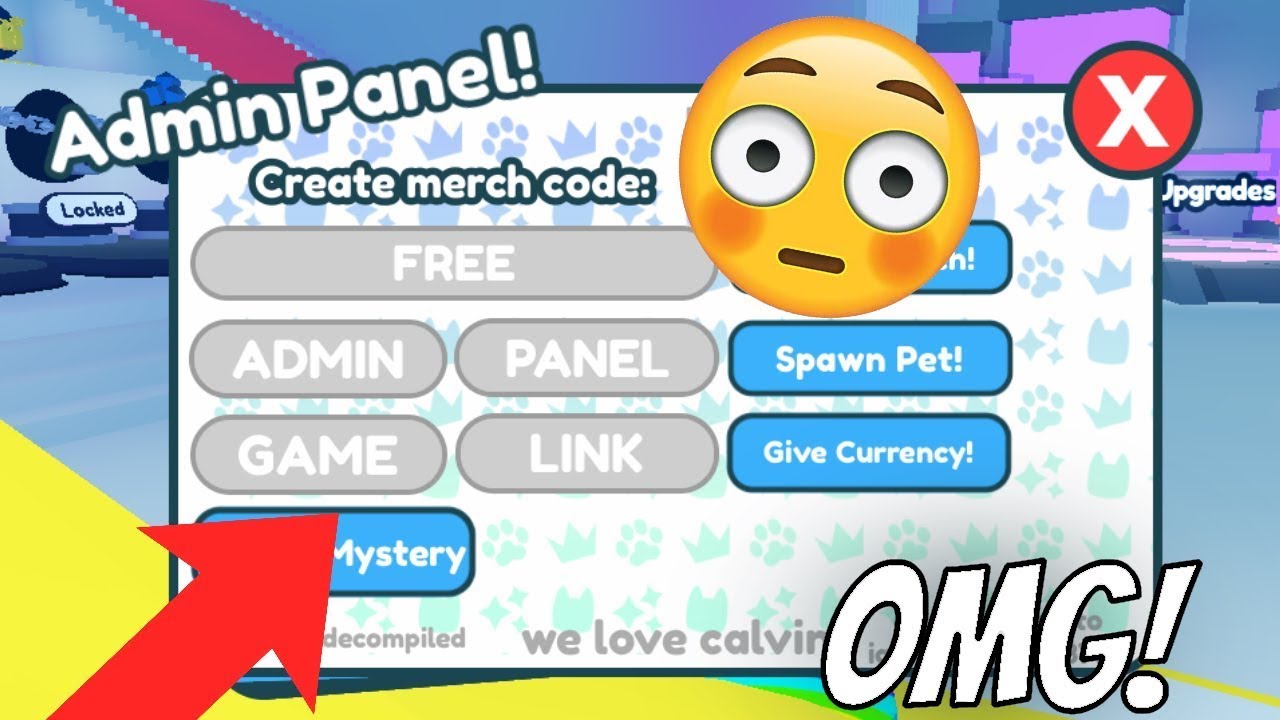 OMG !! FREE ADMIN PANEL in New Pet Simulator Z Update! GAME LINK! - YouTube