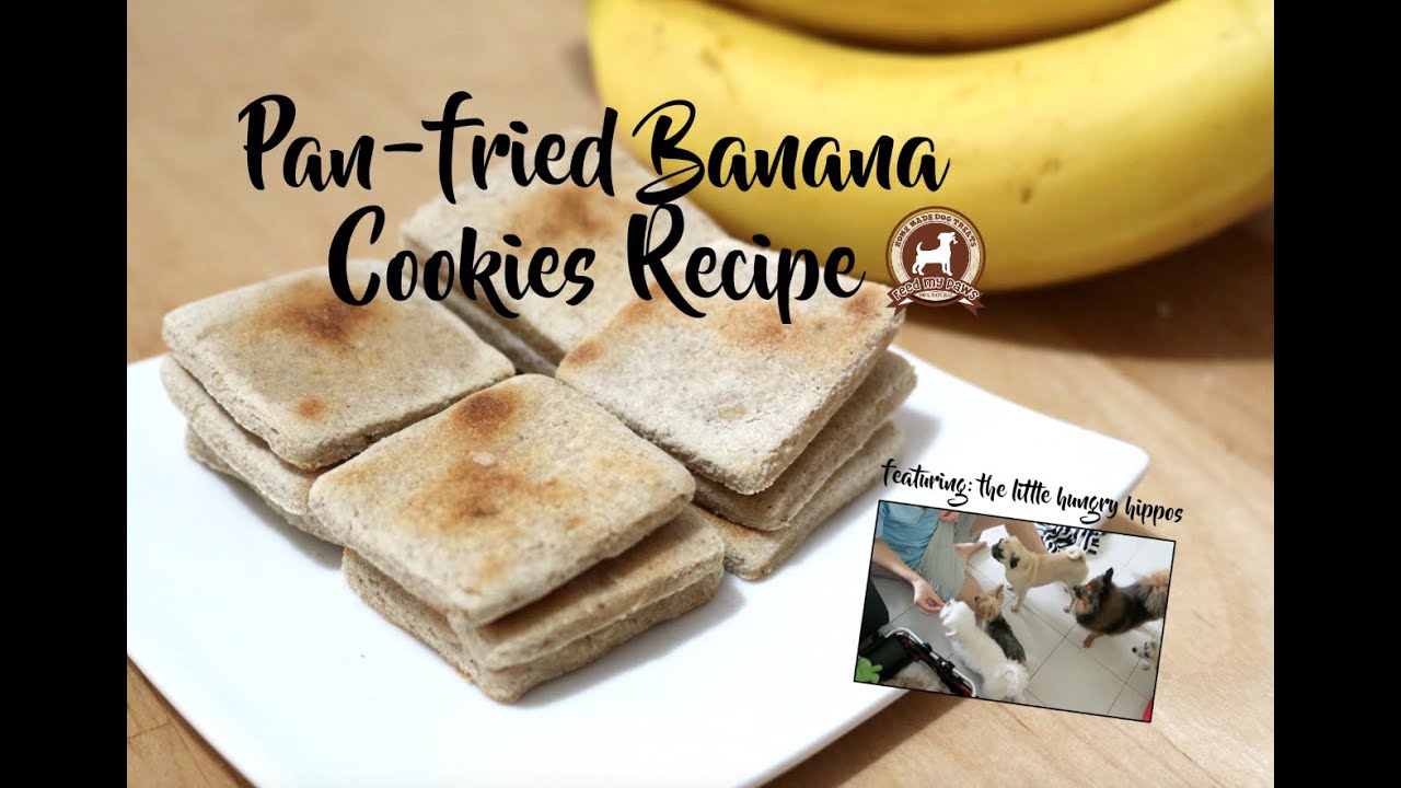 Pan-fried Banana Cookies Recipe (no bake!) - YouTube