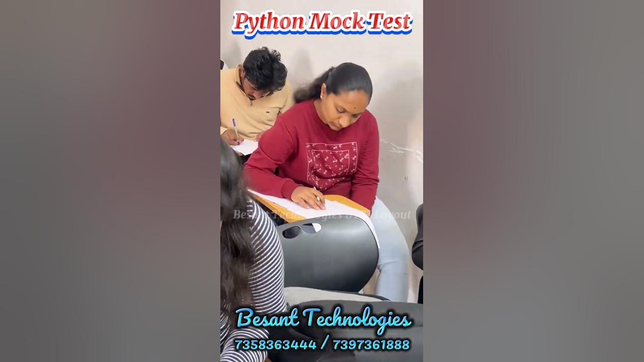 Python Mock Preparation Classes | Python Course in Bangalore | Besant Technologies - YouTube