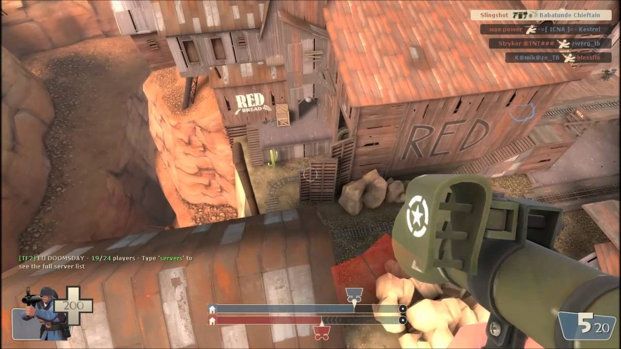 Team Fortress 2 Massacre Epicness: Hightower Soldier Gameplay - YouTube