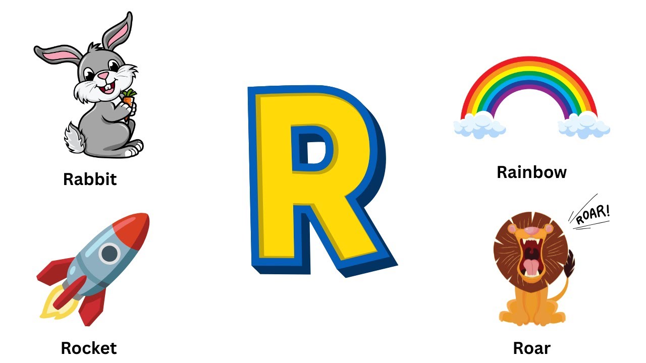 Letter R Words for Kids! | Fun Alphabet Learning - YouTube