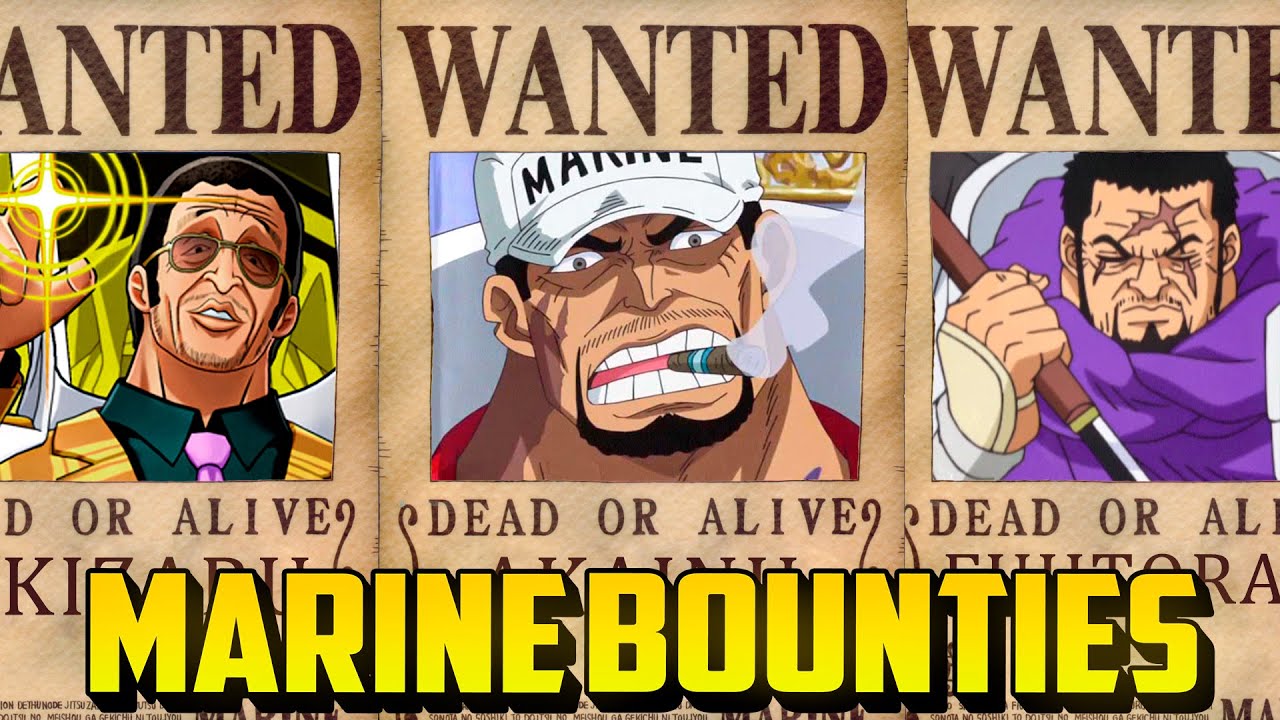 MARINE BOUNTIES REVEALED! (Even HE has one!) - YouTube