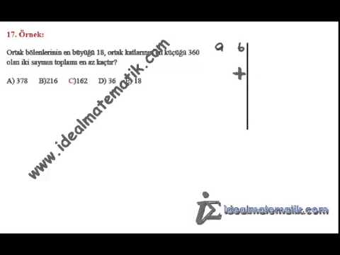 YGS Matematik: obeb okek video 3
