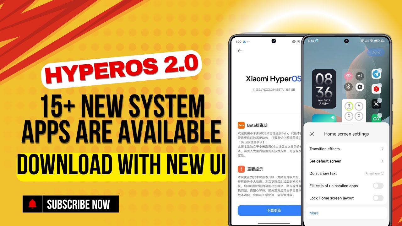 HyperOS 2.0: Install new UI of 15+ system apps 😍 - YouTube