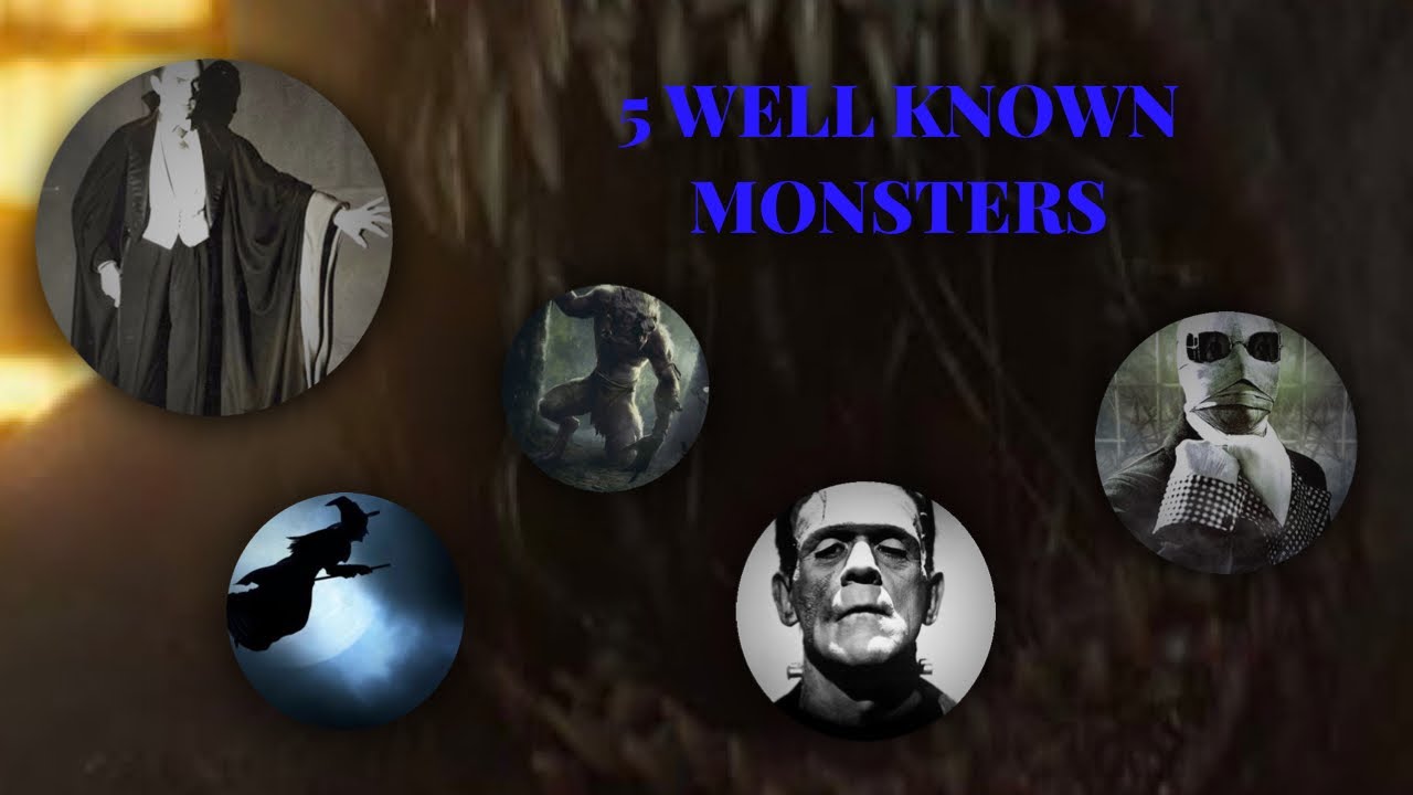 5 Most Well Known Monsters - YouTube