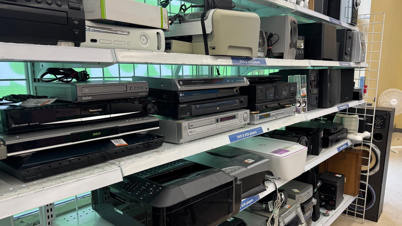 Searching for Vintage Nostalgia on the Electronics Shelf at the Thrift ...