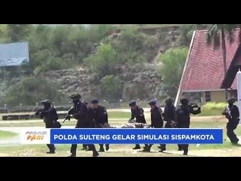 POLDA SULTENG GELAR SIMULASI SISPAMKOTA - YouTube