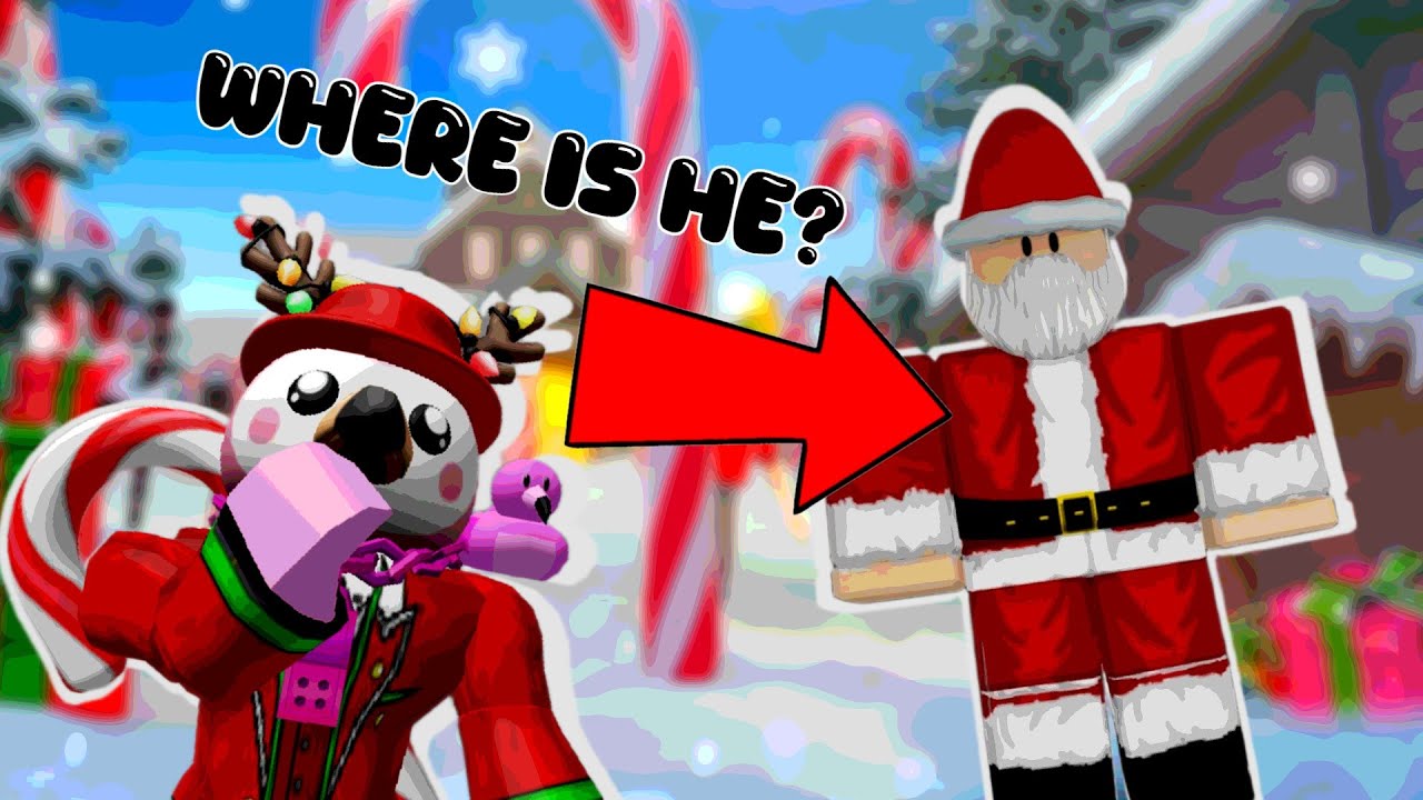 Finding Santa in Roblox - YouTube