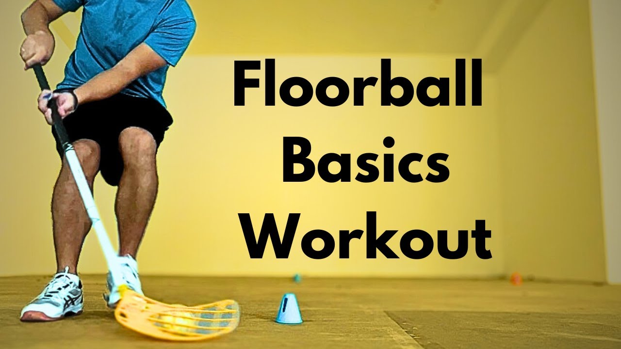 Floorball Beginner Basic Workout (Follow me) - YouTube