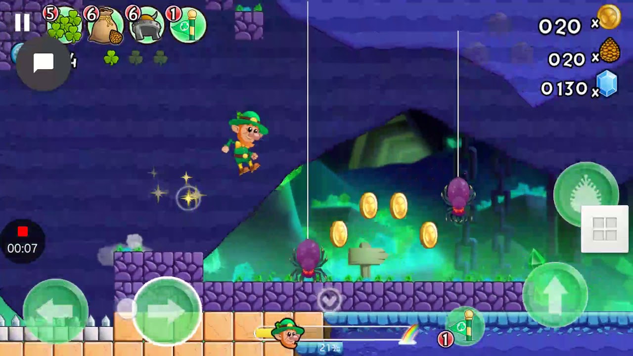 Lep's world run game over - YouTube