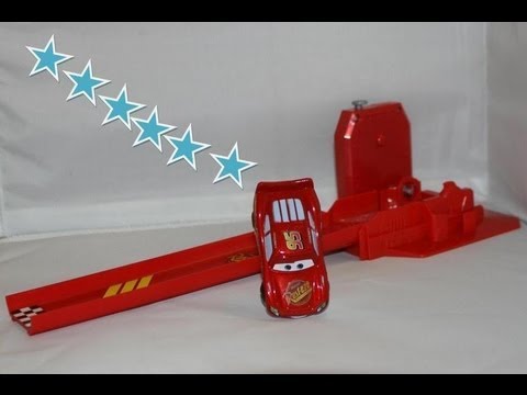 Cars Stunt Racers Crank Launcher Stunt Tricks with Metallic Lightning ...