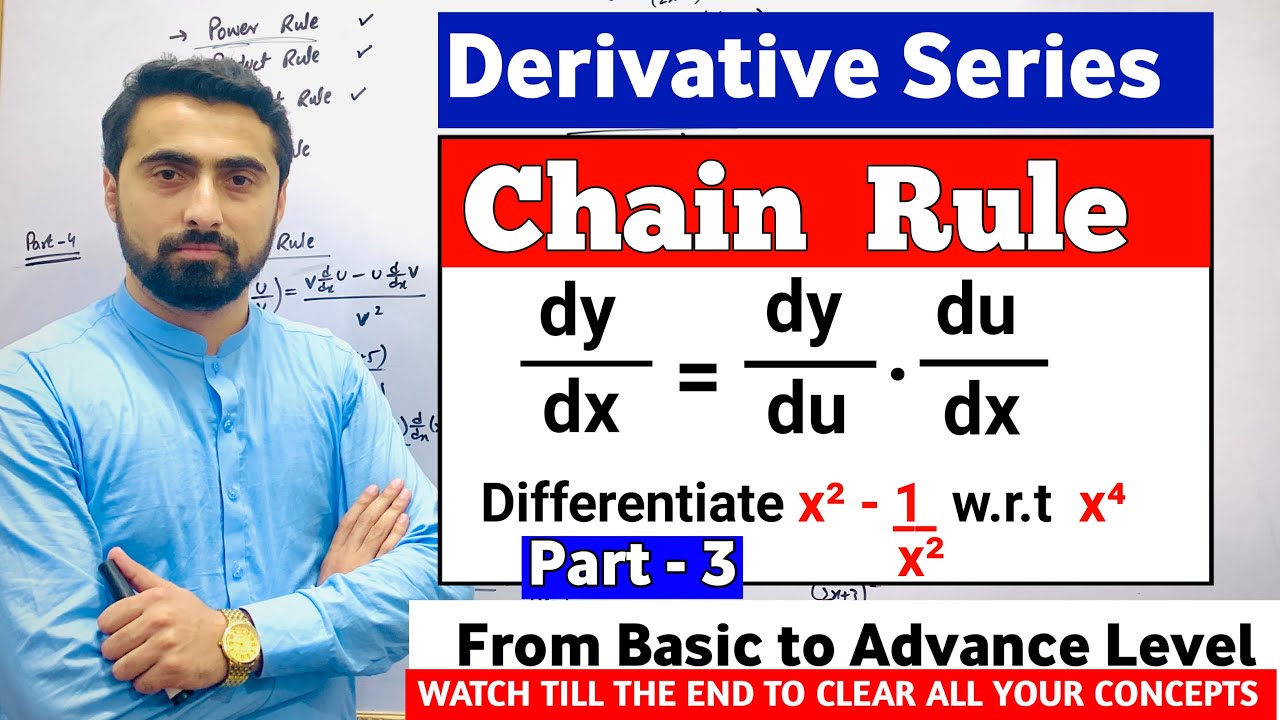 Chain Rule Part 3 | Differentiation Chain Rule | Derivative Basic Rules ...
