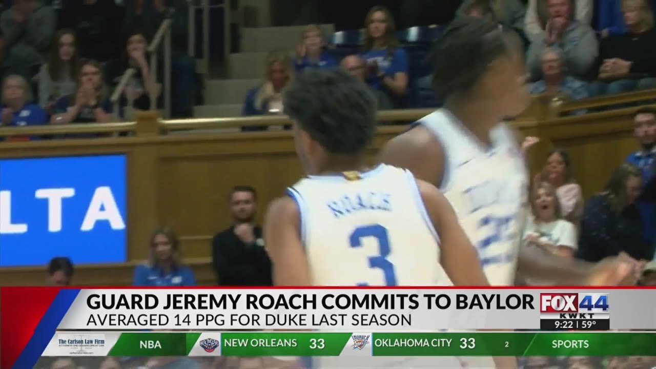 Jeremy Roach commits to Baylor - YouTube