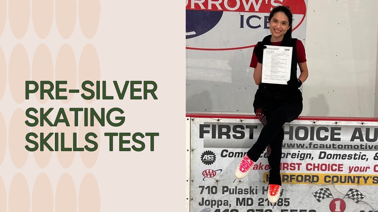 Pre-Silver/Intermediate Skating Skills Test (PASSED) - YouTube