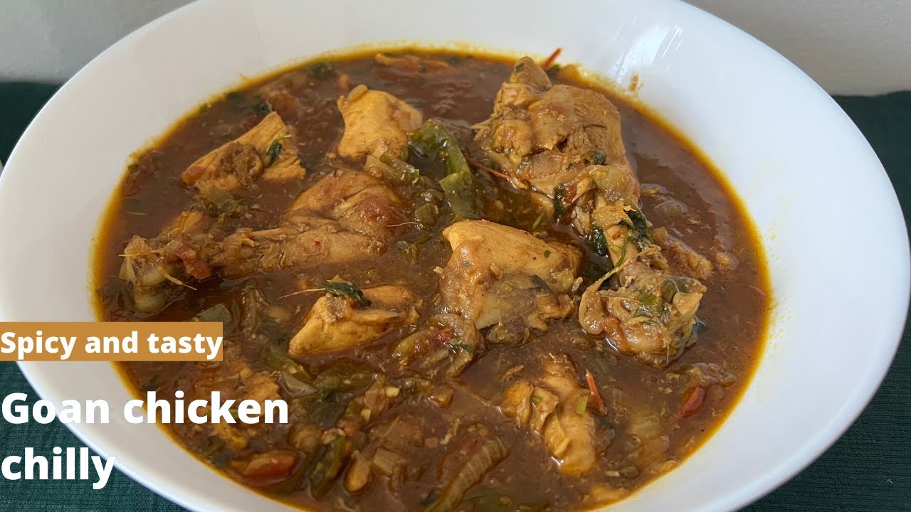 Goan chilly chicken | Chilly chicken gravy | Easy chicken recipe ...