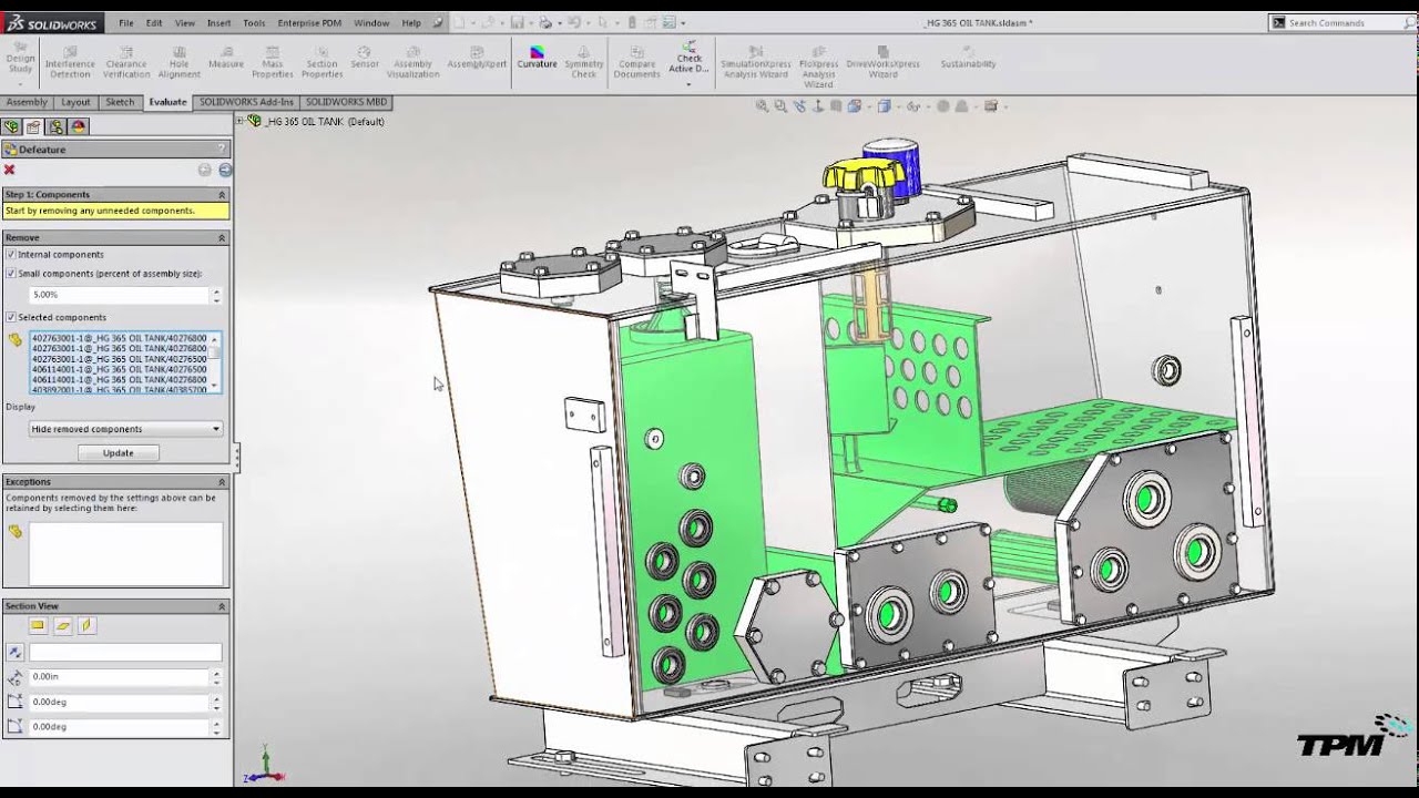 Three Minute Thursday: Defeature for Large Assemblies - YouTube