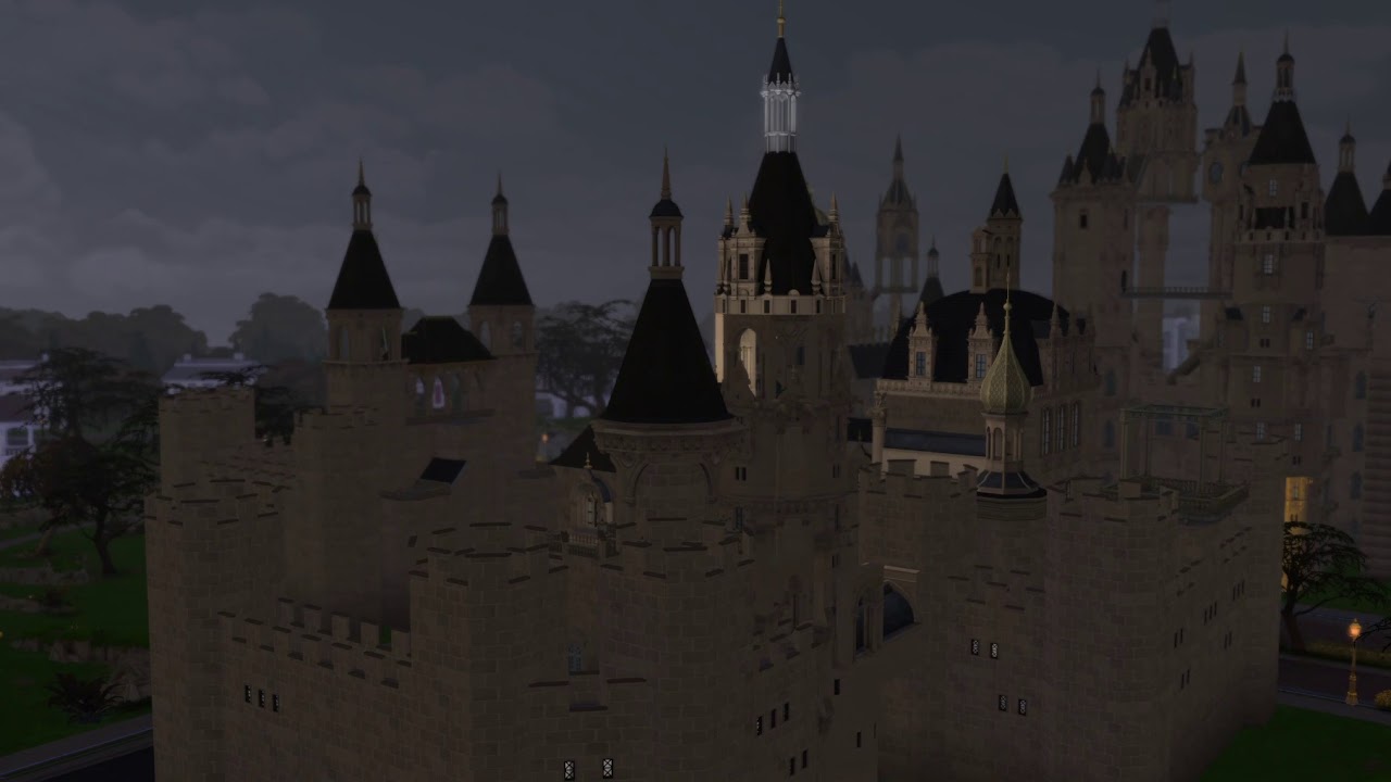 The Sims 4 Castlevania Dracula's castle - YouTube